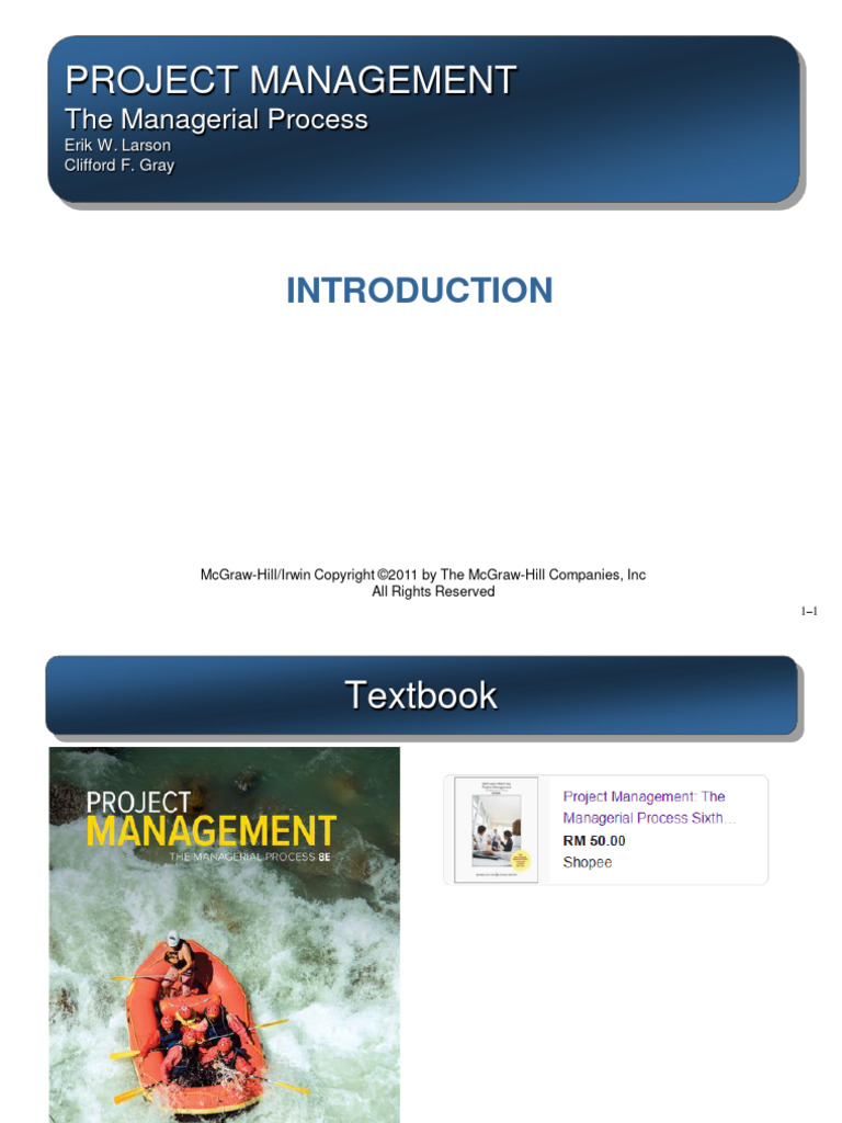 Chap004 - Defining The Project - v2 | PDF | Business