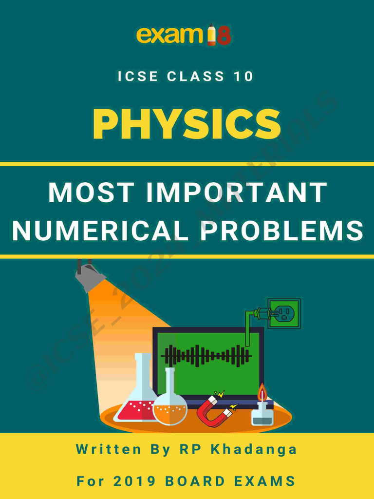 Exam18 Important Numericals Physics Icse Class 10 | PDF