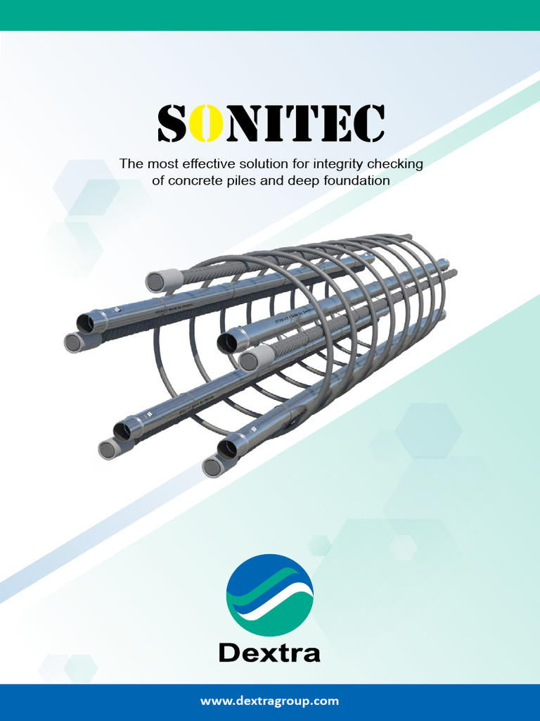 Dextra Sonitec Brochure 2024 EN | PDF | Deep Foundation | Pipe (Fluid Conveyance)