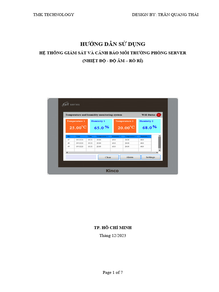 HDSD Server Inviroment Monitor | PDF