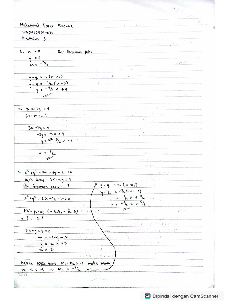 Latihan 3 Kalkulus Pdf