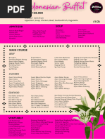 Morning Coffee Break Menu Options | PDF | Milkshake | Desserts