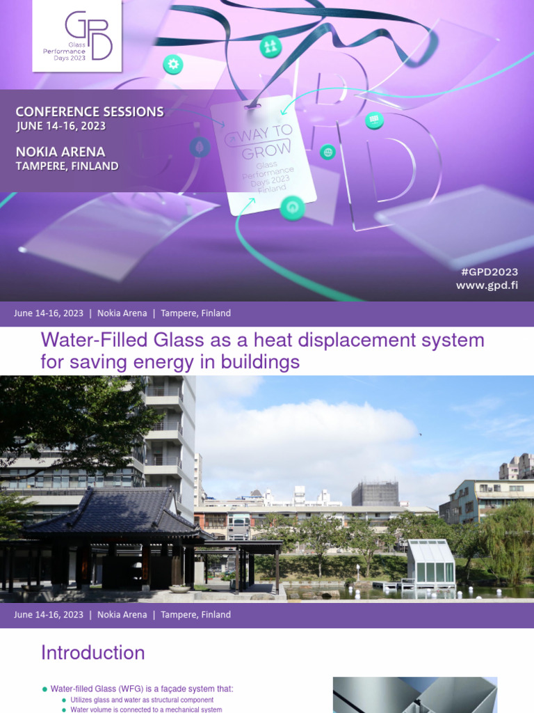 Water-Filled Glass: Energy-Saving Facades | PDF | Temperate Climate ...