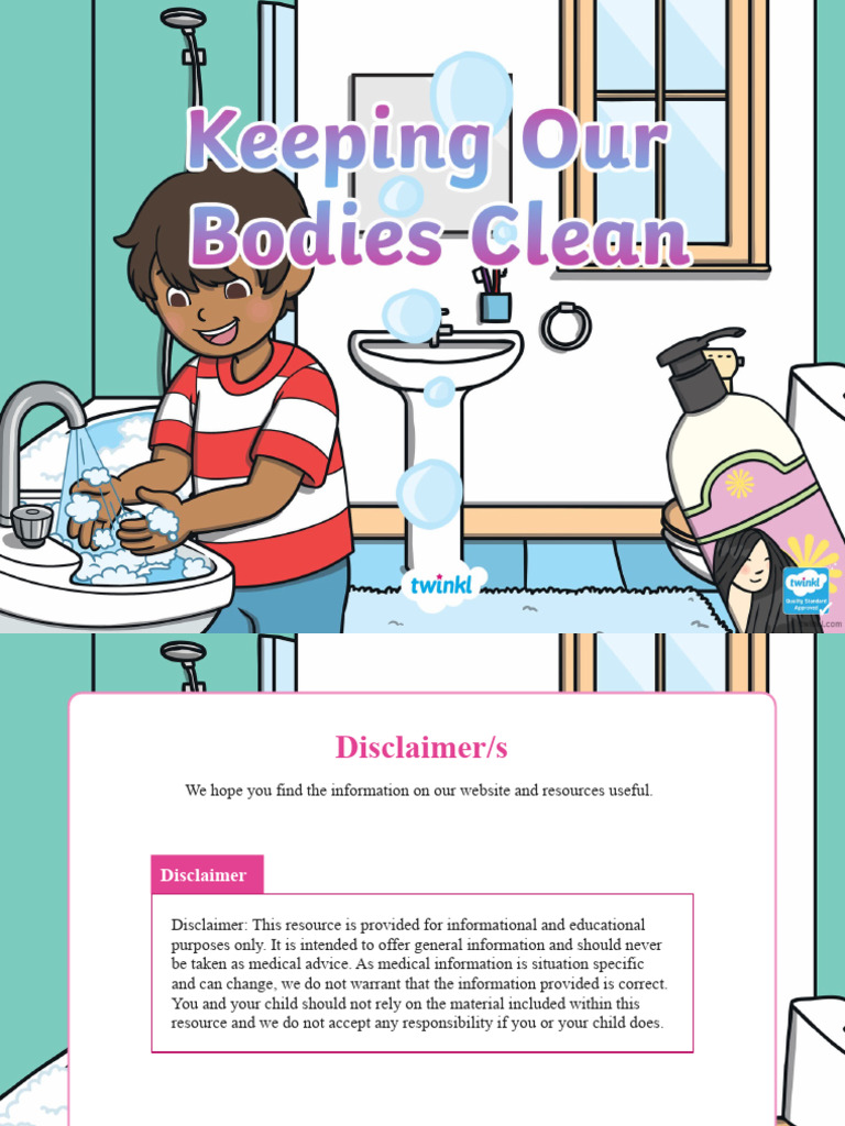 Personal Hygiene Guidelines for Kids | PDF | Hygiene | Toilet
