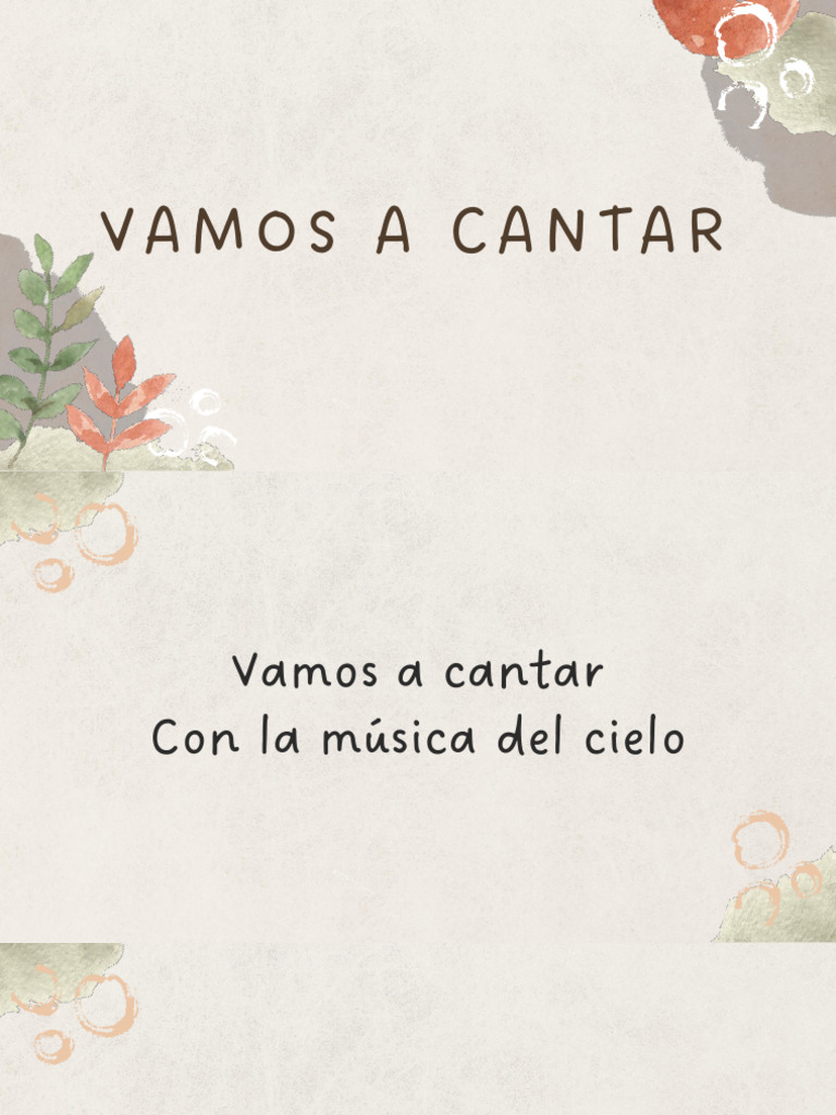 Vamos A Cantar | PDF