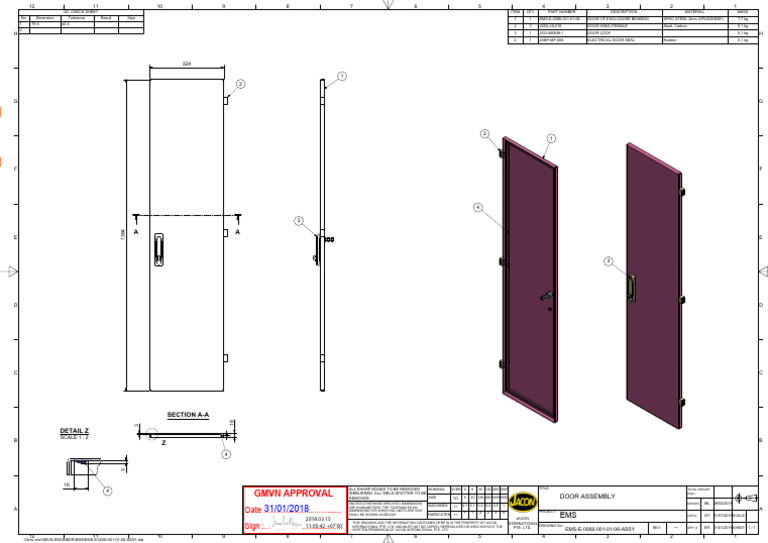 Ems e 0066 001 01 06 Assy | PDF | Industrial Processes | Mechanical ...