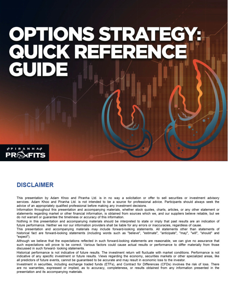 Options Attendee Bonus - QRG | PDF | Option (Finance) | Contract For ...