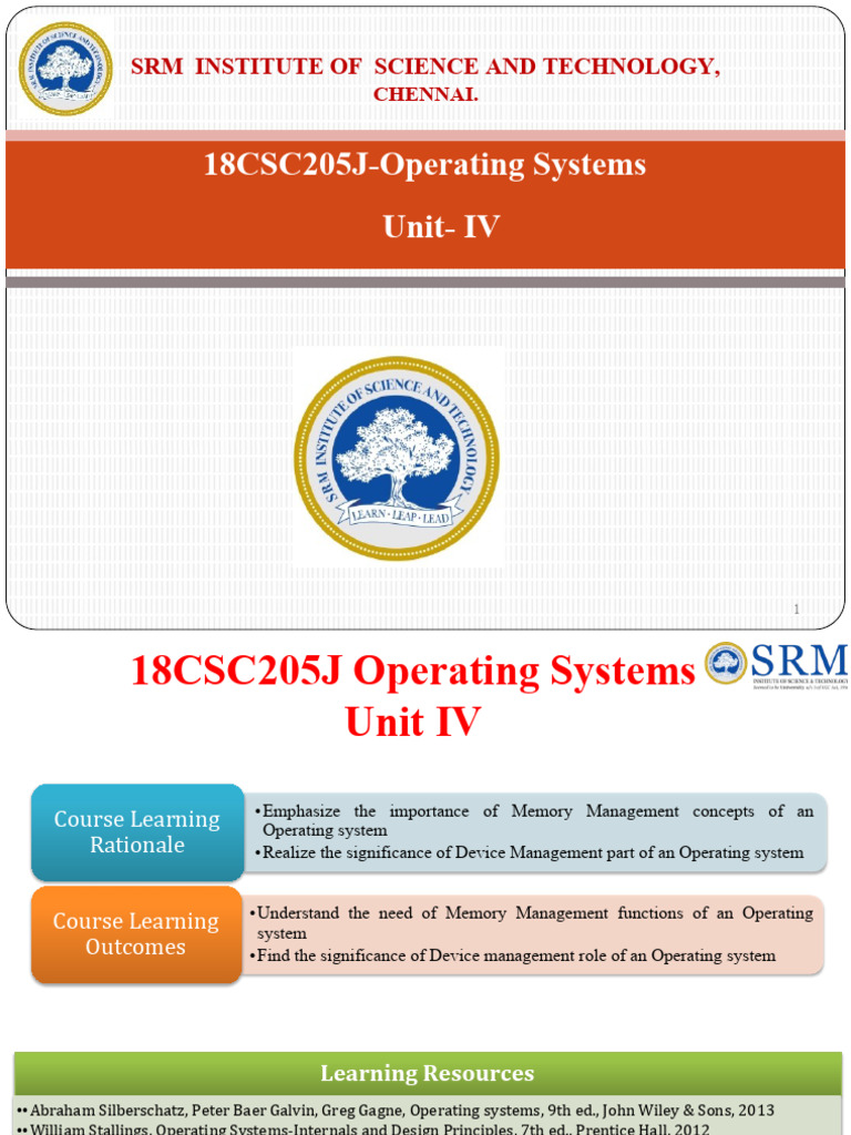 Unit 4 - Os - Theory | PDF | Process (Computing) | Computer Data Storage