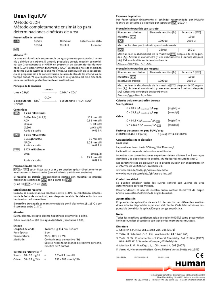 Urea Uv | PDF | Urea | Enzima