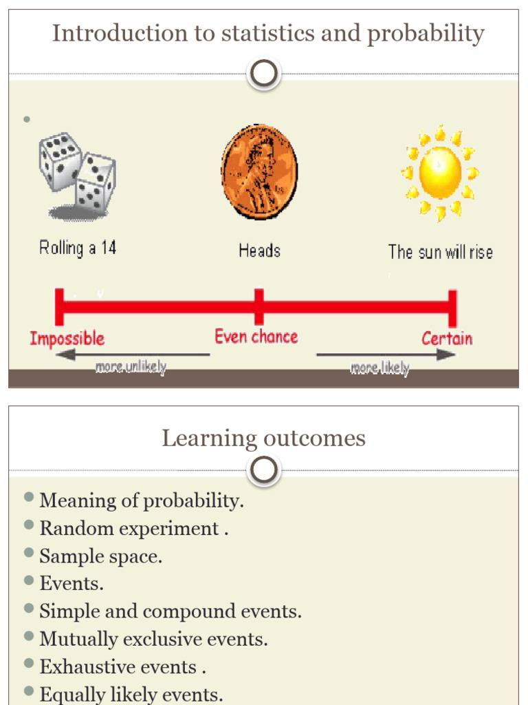 Lec 17 Probability 2 1 | PDF | Probability | Experiment