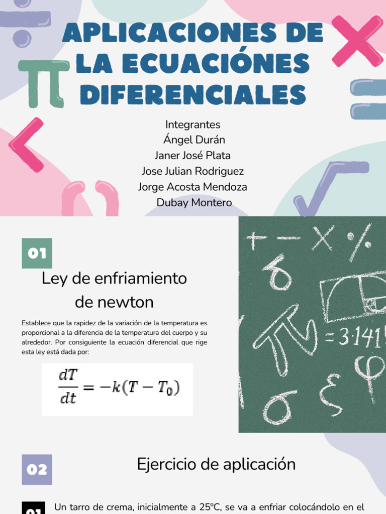 Aplicaciónes de Las Ecuaciones Diferenciales | PDF