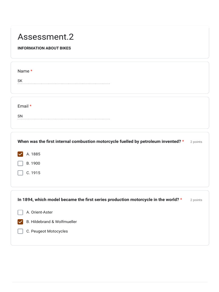Assessment.2 Information Management | PDF | Motorcycle | Harley Davidson