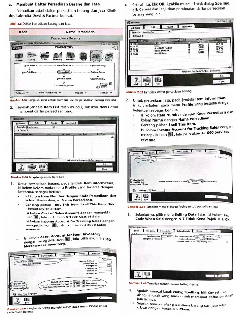 Membuat Daftar Persediaan Bd Dan Jasa | PDF