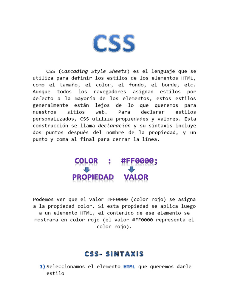 CSS-1 | PDF | HTML | Software CSS-1 | PDF | HTML | Software