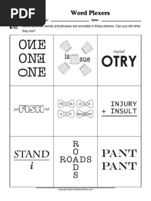 Worksheetworks.com Word Plexers Word Plexers | TPT