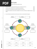 Grade 6 Earth Rotation & Revolution Quiz | PDF | Rotation | Earth