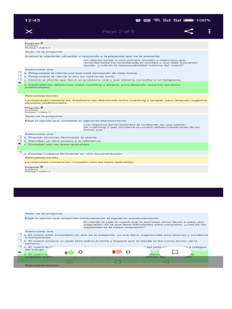 Examen Coaching Ea2 | PDF