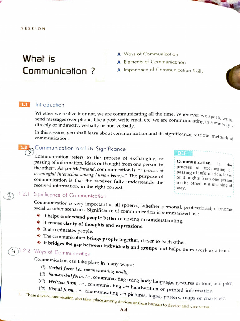 Communication | PDF | Nonverbal Communication | Communication