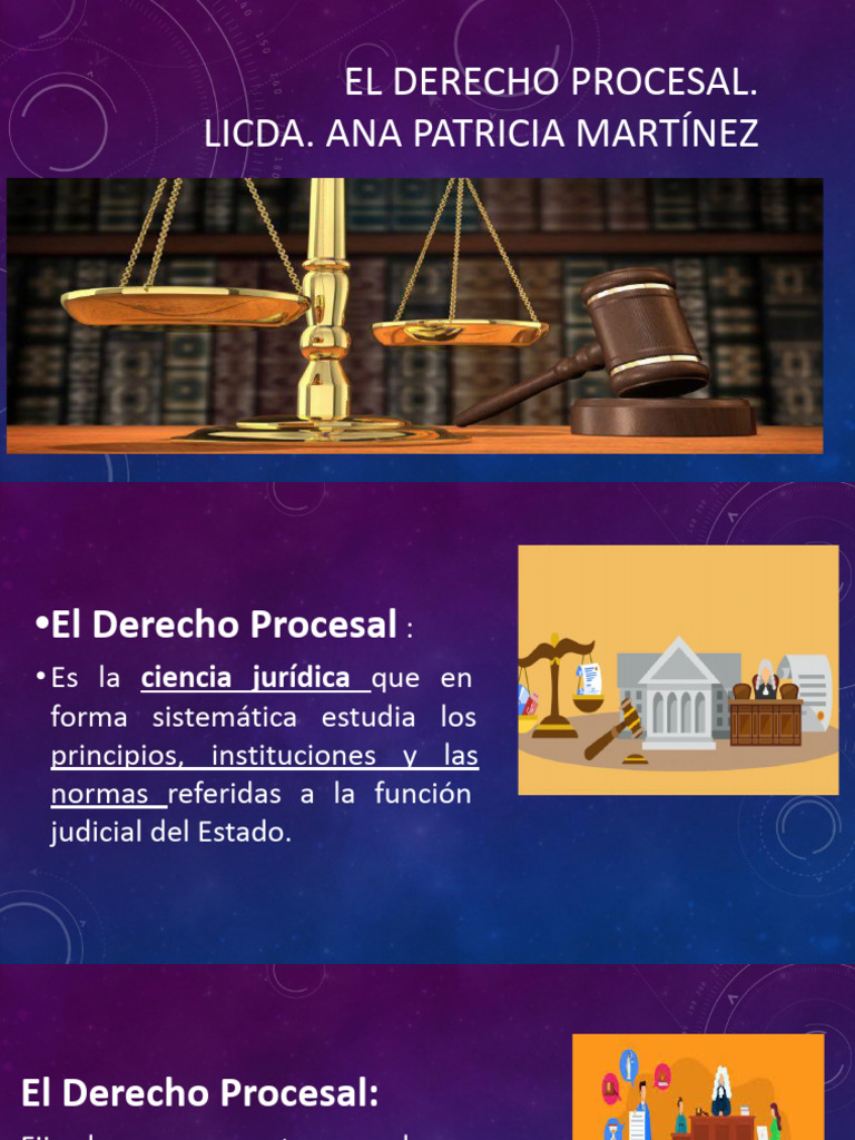 El Derecho Procesal 3 | PDF | Ley procesal | Jurisdicción
