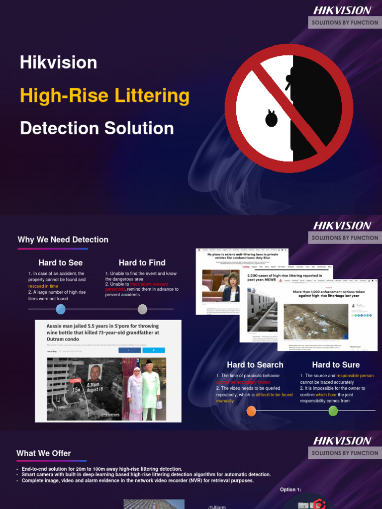 High-Rise Litter Detection Tech | PDF | Camera | Field Of View