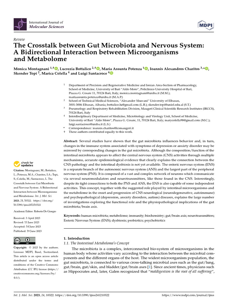 The Crosstalk Between Gut Micr | PDF | Gastrointestinal Tract ... The Crosstalk Between Gut Micr | PDF | Gastrointestinal Tract ...