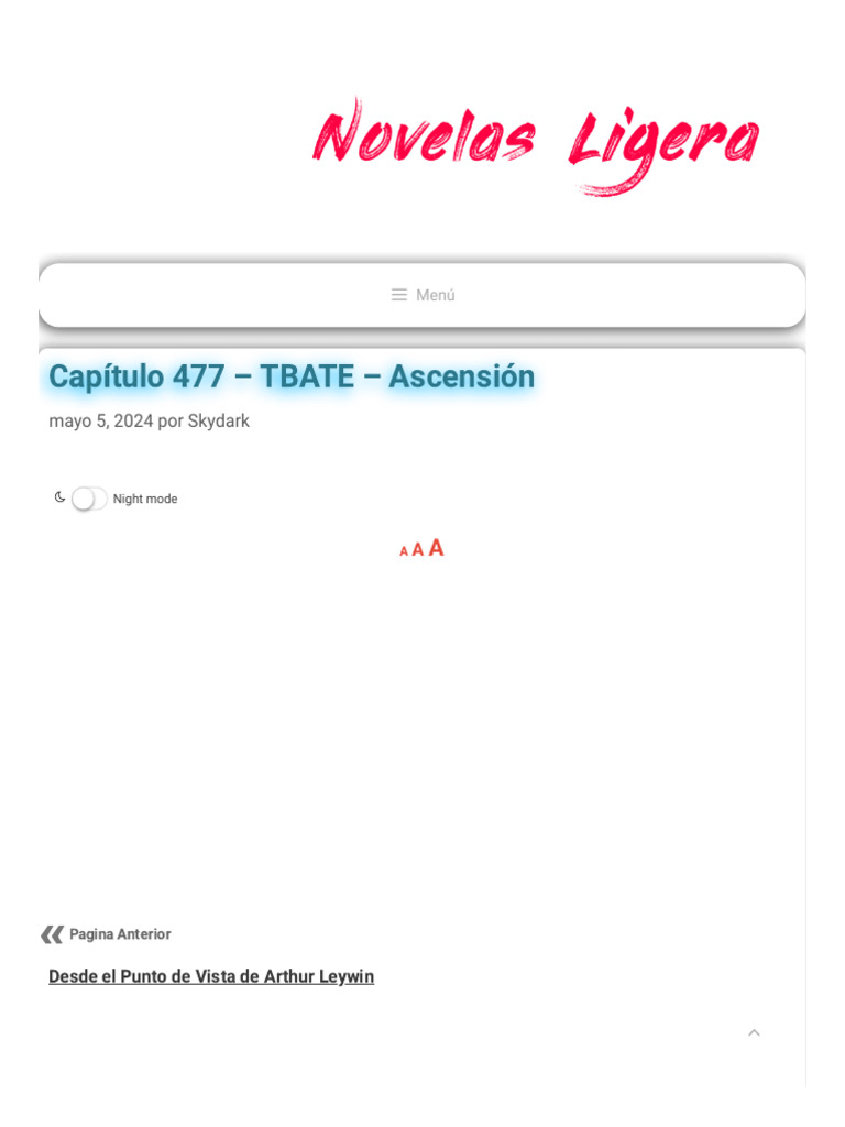 Capítulo 477 - TBATE - Ascensión | PDF | Éter luminífero
