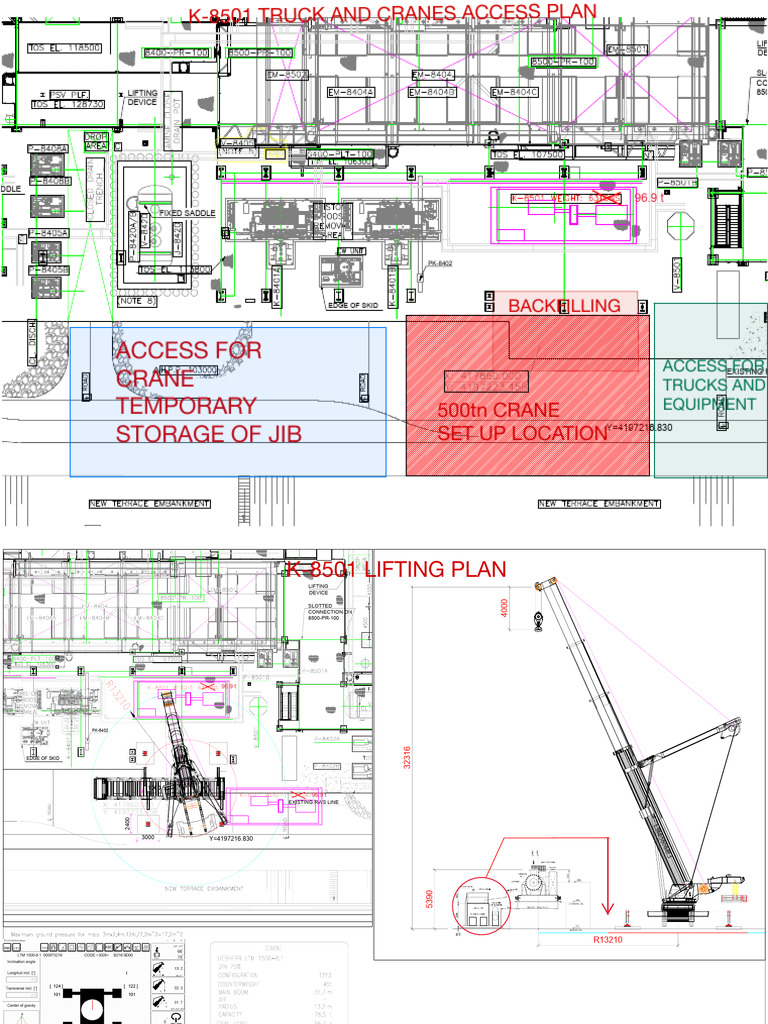 K-8501 Compressor Lifting Plan | PDF | Crane (Machine) | Manufactured Goods