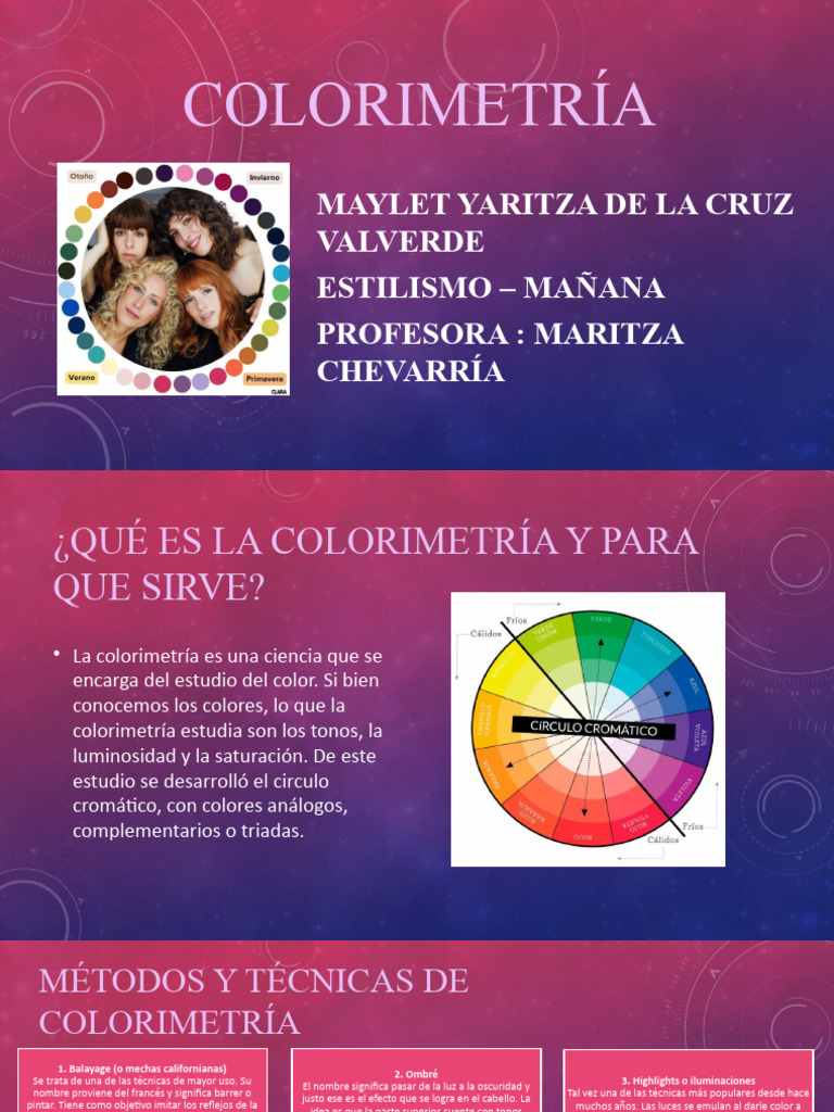 COLORIMETRÍA | PDF | Color | Pelo