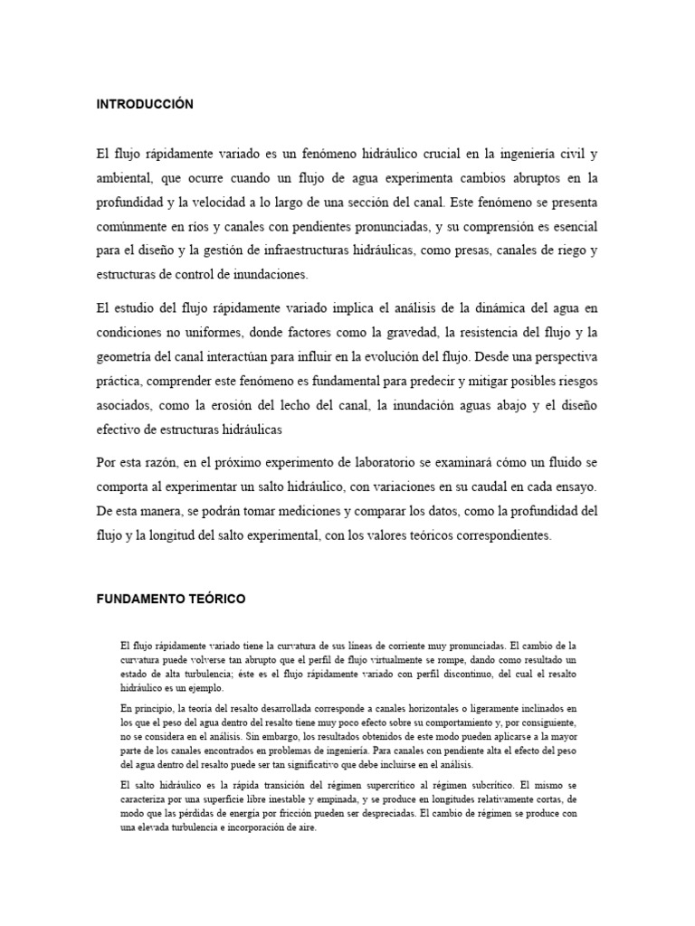 Intro Lab 2 | PDF | Canal | Física