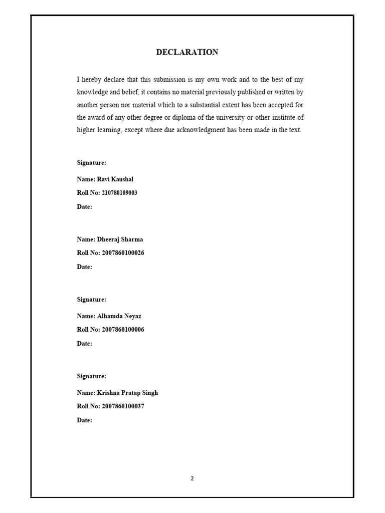 Project Format | PDF | Science