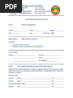 Dwu Non School Leaver Application Form | PDF | Science | Mathematics