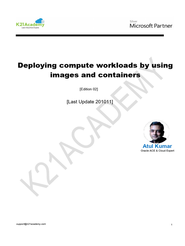 AG5 Deploying+compute+workloads+by+using+images+and+containers Ed2 | PDF | Command Line ...