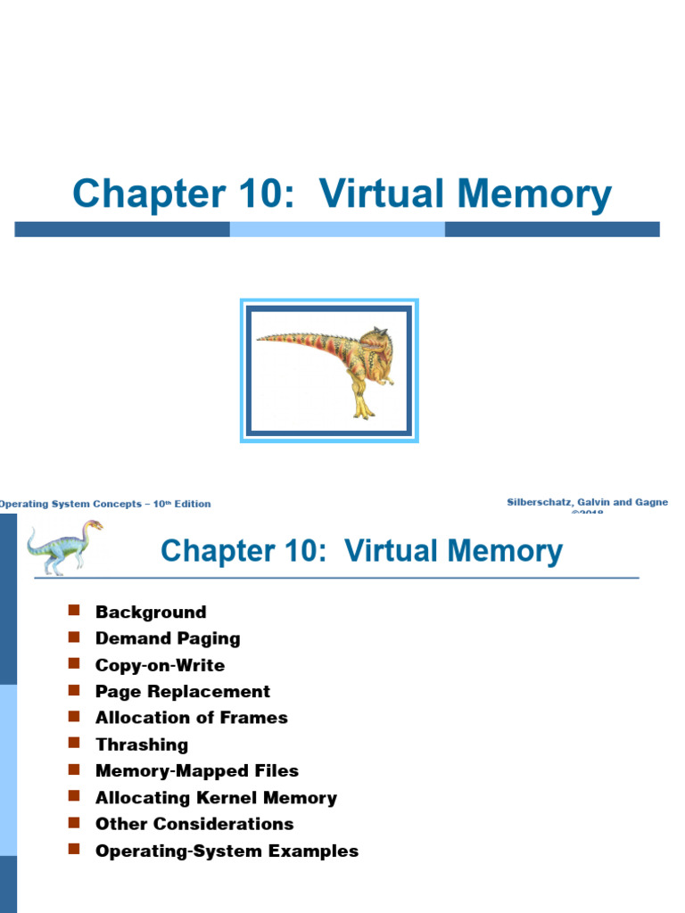 Lecture On Virtual Memory | PDF | Operating System | Process (Computing)