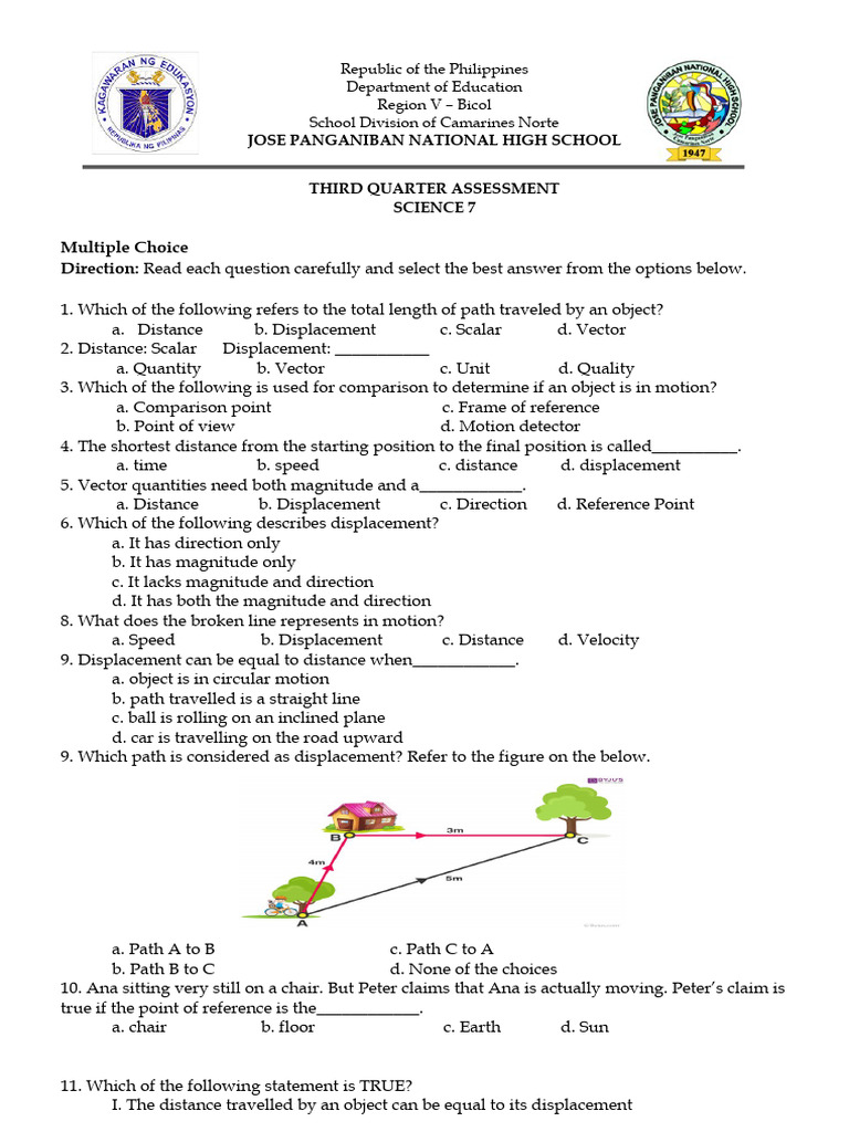 Grade 7 Final Exam Quarter 3 | PDF | Thermal Conduction | Heat