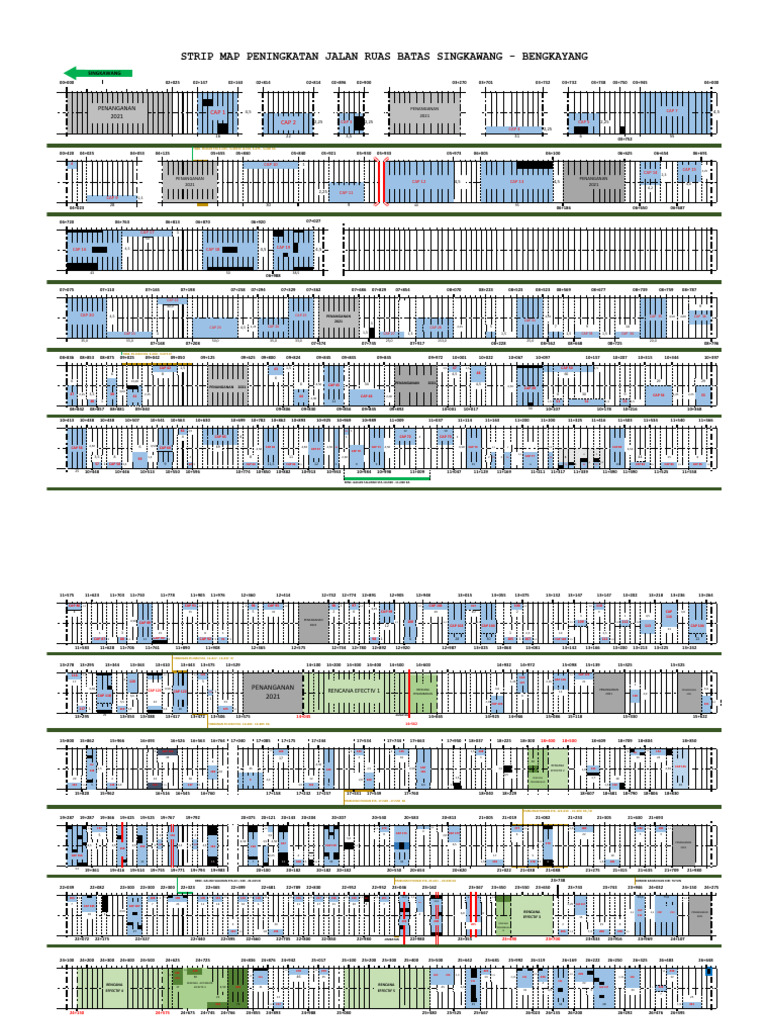 Strip Map 2022 Singkawang - Bengkayang | PDF