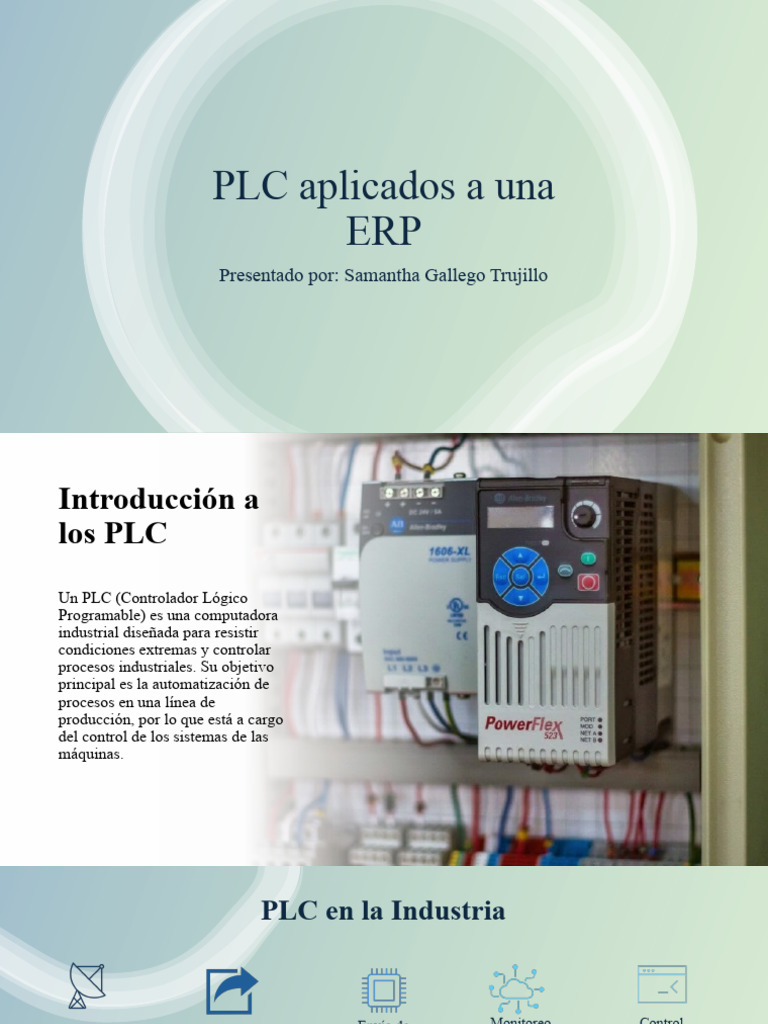 Integración de PLC en ERP Empresarial | PDF | Planificación de recursos ...
