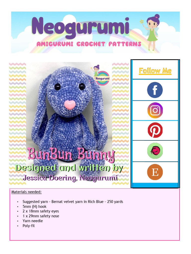 BunBun_Bunny crochet | PDF | Crochet | Folk Art