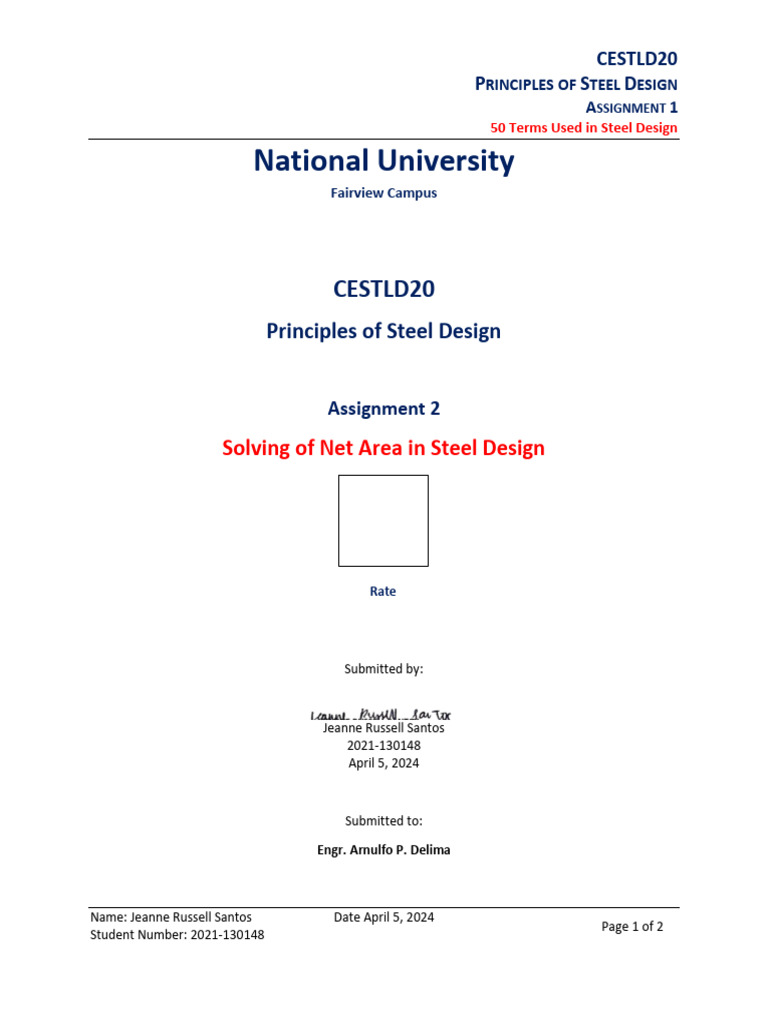 Steel Design Principles and Terms | PDF | Technology & Engineering
