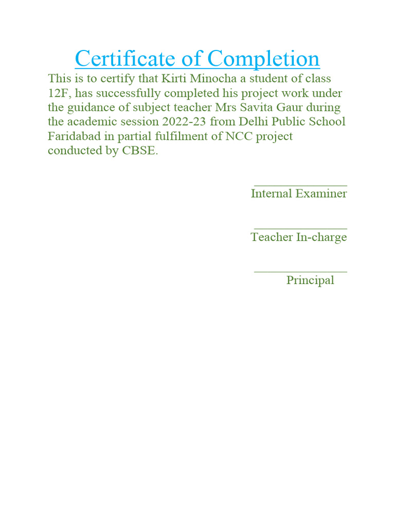 NCC Project | PDF | Empowerment | Leadership