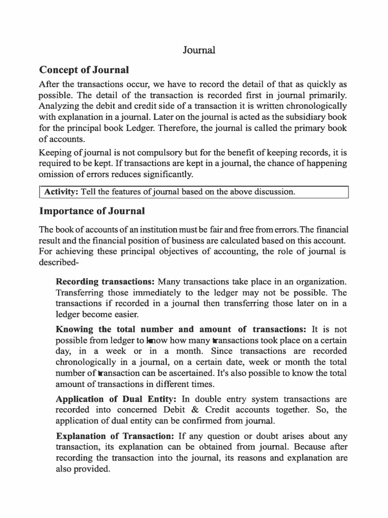 Journal Practice (Accounting) | PDF | Debits And Credits | Accounting