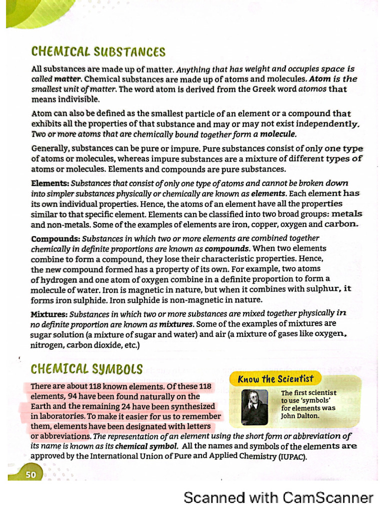 Basics of Chemistry Notes | PDF