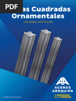 Canales U ASTM A36 y A572 - G50 | PDF | Longitud | Unidades de medida