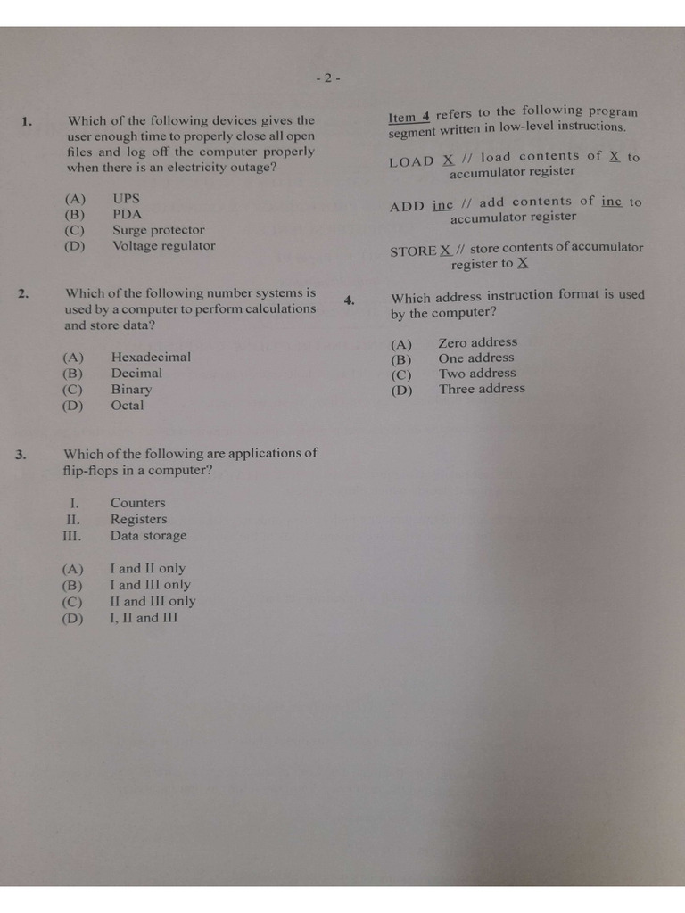 CAPE Computer Science U1 P1 2023 | PDF