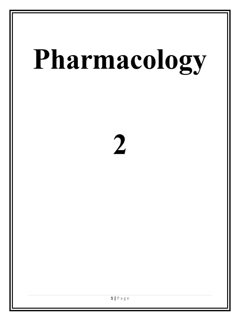 Pharma 2 Book | PDF | Benzodiazepine | Antipsychotic