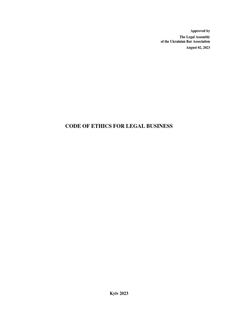 655360f378a2b FINAL CODE OF ETHICS UBA ENG | PDF | Conflict Of Interest ...