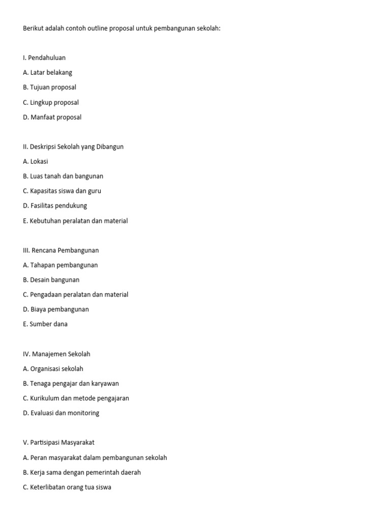 Contoh Bagan Proposal Penawaran Kegiatan | PDF | Seni