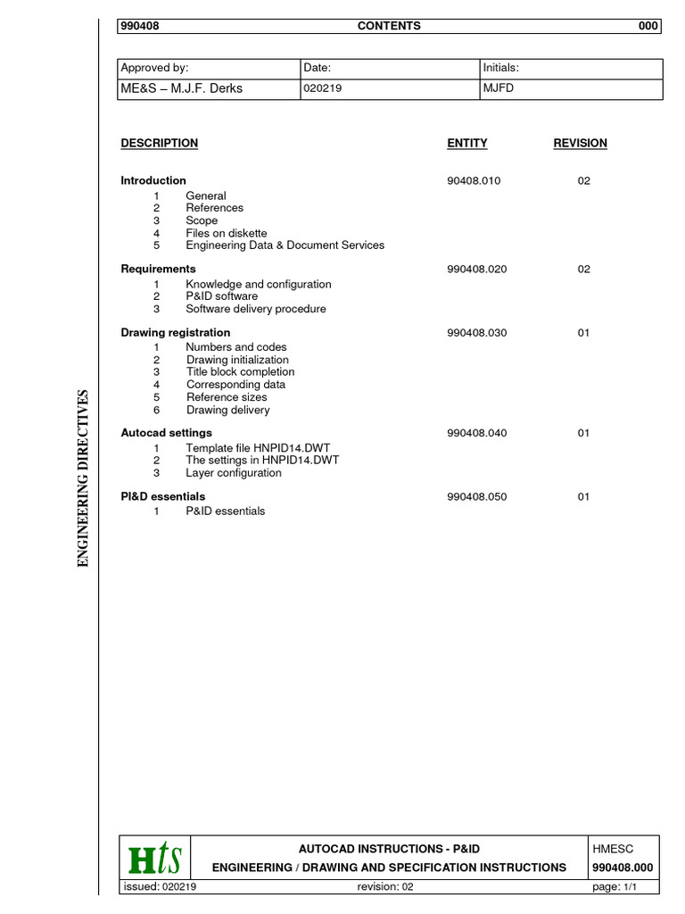 Autocad Instructions PID | PDF | Specification (Technical Standard ...