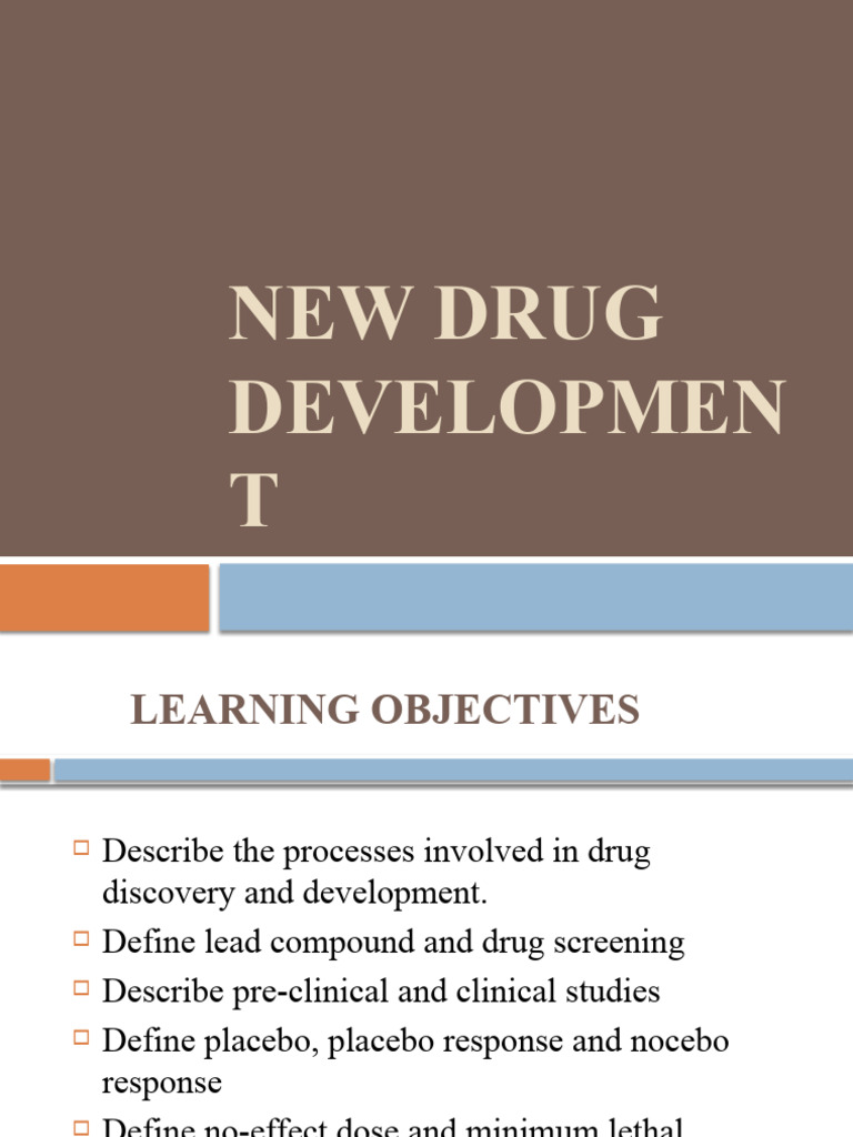 New Drug Development | PDF | Phases Of Clinical Research | Placebo