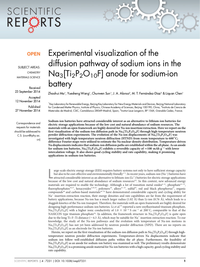 Material Science | PDF | Lithium Ion Battery | Condensed Matter Physics