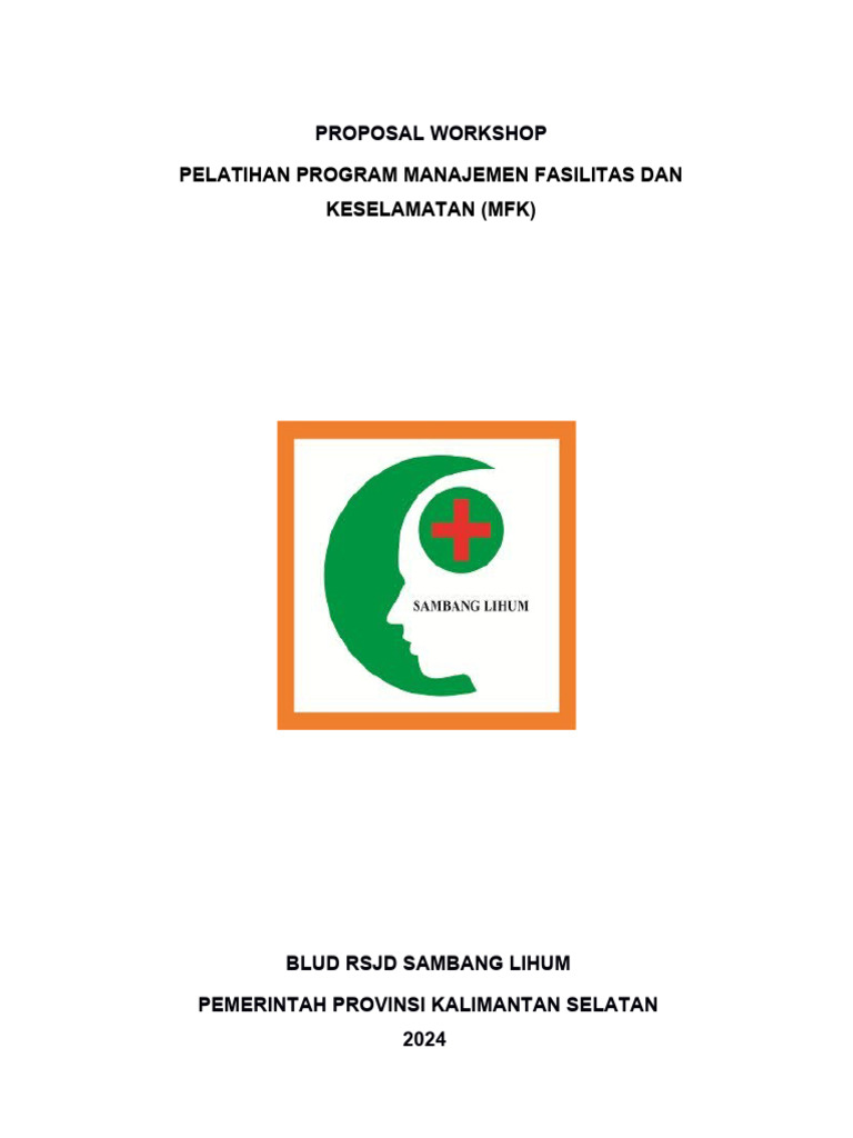 Proposal Workshop MFK 2024-1 | PDF | Sains & Matematika
